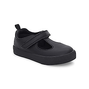 OshKosh B'Gosh Girls Midnite Mary Jane Flat, Black, 5 Toddler