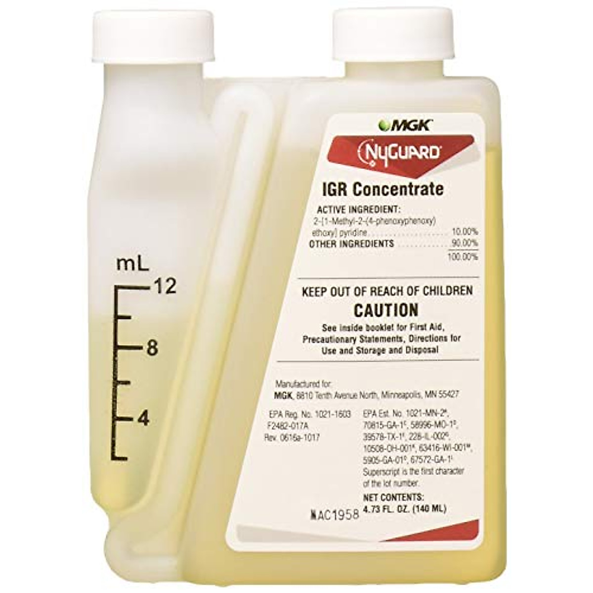 MGK 802958 NyGuard IGR Concentrate Insecticide, 4.73 Fl Oz, Clear