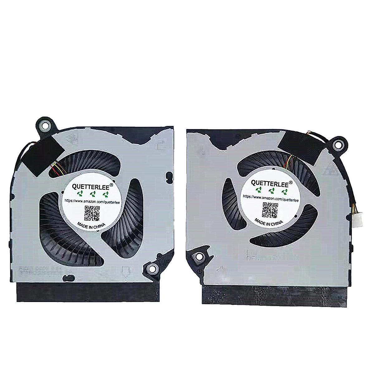 QUETTERLEE Replacement New Laptop CPU+GPU Cooling Fan for Acer Predator AN515-55 AN515-44 AN515-56 AN515-57 AN515-45 AN517-41 AN517-52 AN517-53 AN517-54 N20C1 AN715-52 Series FMAQ+ FML9 DC5V 0.5A Fan