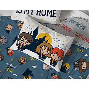 Harry Potter Hogwarts is My Home 4 Piece Full Sheet Set (Offical Harry Potter Product)