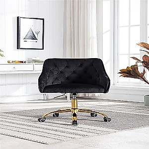 OPSREY Swivel Shell Chair for Living Room/Bed Room, Modern Leisure Office Chair