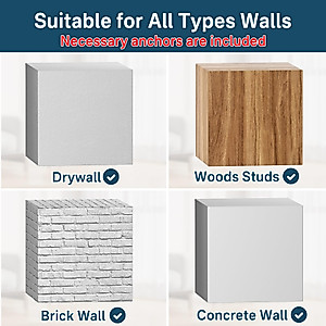 notiela Soundbar Mount Shelf for Samsung, Sony, LG, Vizio, Bose, Onn and More Soundbar Wall Mount Bracket - Sound Bar Mounts Under TV Mounting Bracket