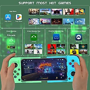 Joso Phone Controller for iPhone/Android Support Phone Case, Wireless Mobile Game Controller for Android iPhone 16/15/14/13/12 Support PS Remote Play, Cloud Gaming, MFi Arcade Games
