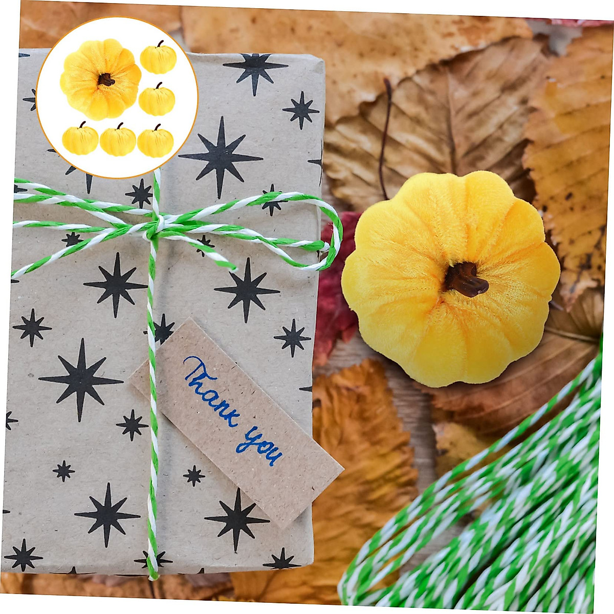 IMIKEYA 18 Pcs Fabric Pumpkin Ornament Decoration Harvest Fall Pumpkins Fake Foam Pumpkins Farmhouse Pumpkin Faux Harvest Pumpkins Fake Faux Pumpkin Table Decoration Flannel Halloween