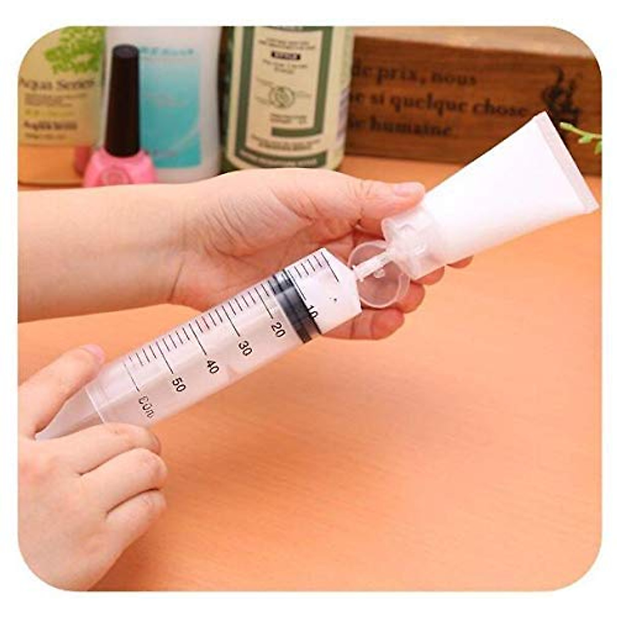 ericotry 24Pcs 30ml (1oz) Empty Translucent Plastic Cosmetic Lotion Tubes Bottles Shampoo Facial Cleaning Bottles Makeup Sample Soft Container Tube Bottle Vial Jar Pot Case with Flip Lid