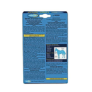 Farnam Equi-Spot, Horse Fly Control, Long-lasting Protection, 6 Applications, 12-Week Supply for One Horse