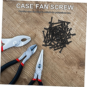 VILLCASE 120 pcs Fan Micro Screws Miniature Screws SSD Screws Small Screw self- Tapping Screws laptops Electrical Outlet Screws Linux Laptop Short Screws Notebook Computer CPU Short Hair