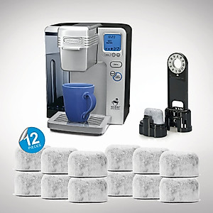 Housewares Solutions Pack of 12 Replacement Charcoal Water Filters for All Cuisinart Coffee Machines - Cuisinart Compatible (Not Keurig) Filters Fit Both Newer & Older Models Cuisinart Coffee Makers