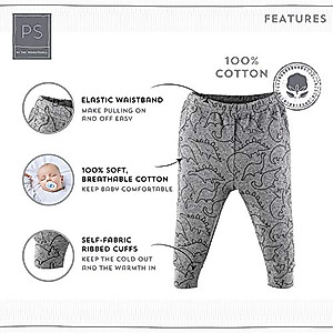 The Peanutshell Camo and Dinosaur Baby Pants for Boys | 5 Pack Set (18 Months)