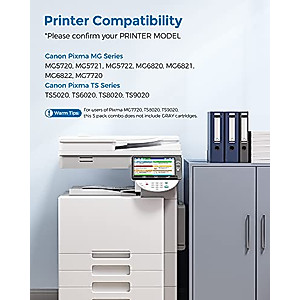 PGI-270XL CLI-271XL 5 Color Value Pack, Compatible for Canon 270 271 Ink Cartridges to use with MG5720 MG5721 MG5722 MG6820 MG6821 MG6822 TS6020 (PGBK, Black, Cyan, Magenta, Yellow)