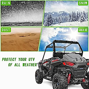 YONQIFON UTV Rear Windshield,Back Window Compatible with Polaris RZR 1000 XP, XP 4 1000