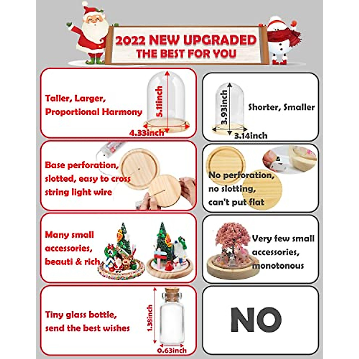 Christmas Gifts, Make Your Own Night Light DIY Arts and Crafts for Kids 4 5 6 7 8 Year Old Girls Christmas Stocking Stuffers, Xmas Tabletop Decoration Women Room Decor Nightlight Toys