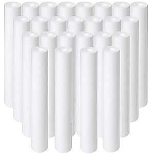 KleenWater 2.5 Inch x 30 Inch 5 Micron Sediment Water Filter Cartridge, Set of 25 (5 Micron) Compatible with GE GX05-30, Watts PWMB30M5, Pentek PD-5-30, Aqua-Pure GPMB05PP30UB and SDC-25-3005