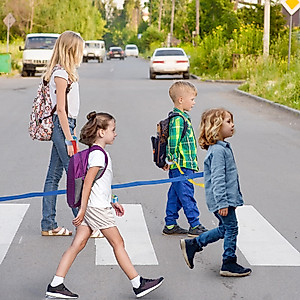 Children Safety Walking Rope with 12 Handles For Childcare Daycare Preschool Kindergarten School Field Trips Outdoor Activities - Extendable Design Adjustable & Safe Wristbands - 2024 Upgraded Version