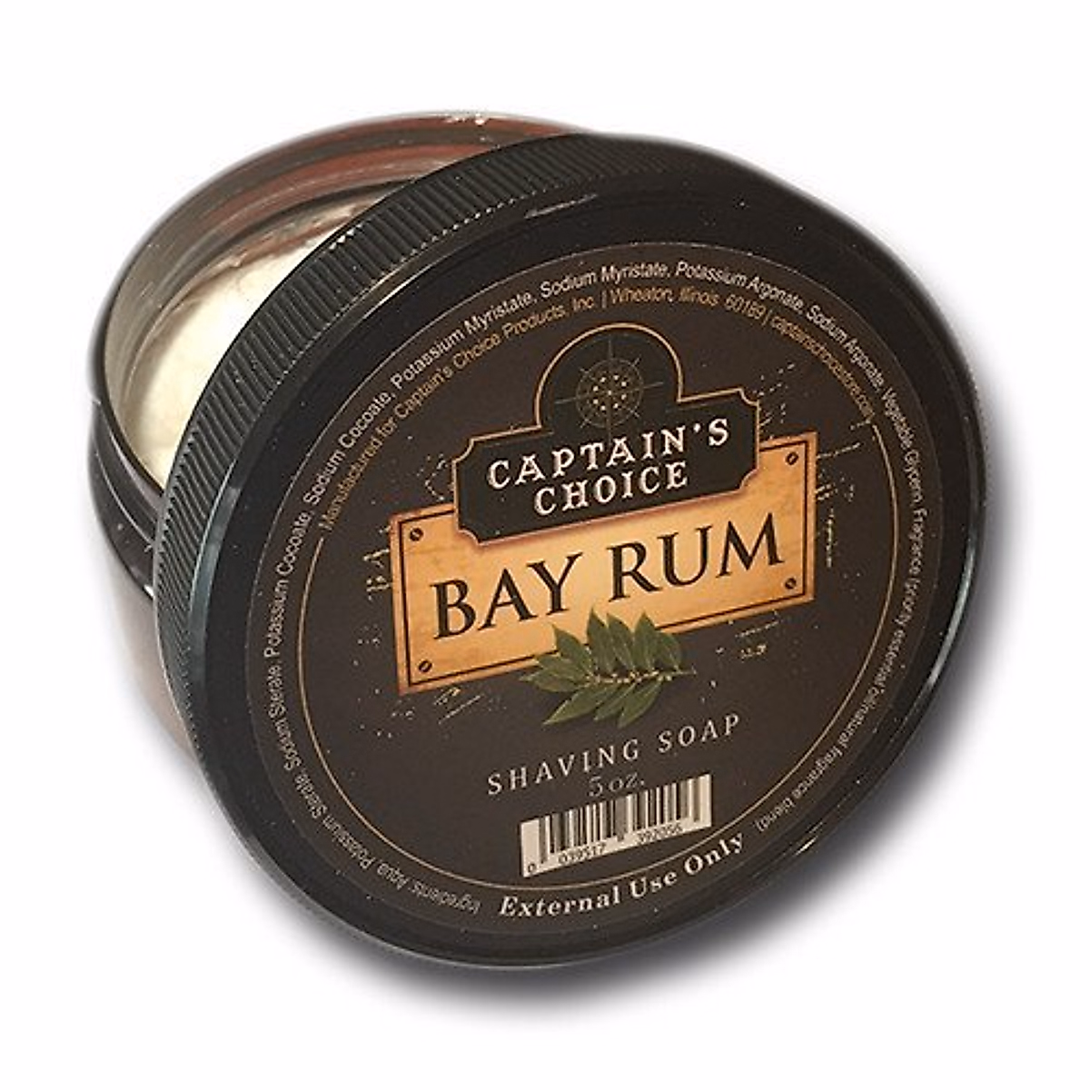 Captain's Choice BAY RUM Shaving Soap - 5 oz.
