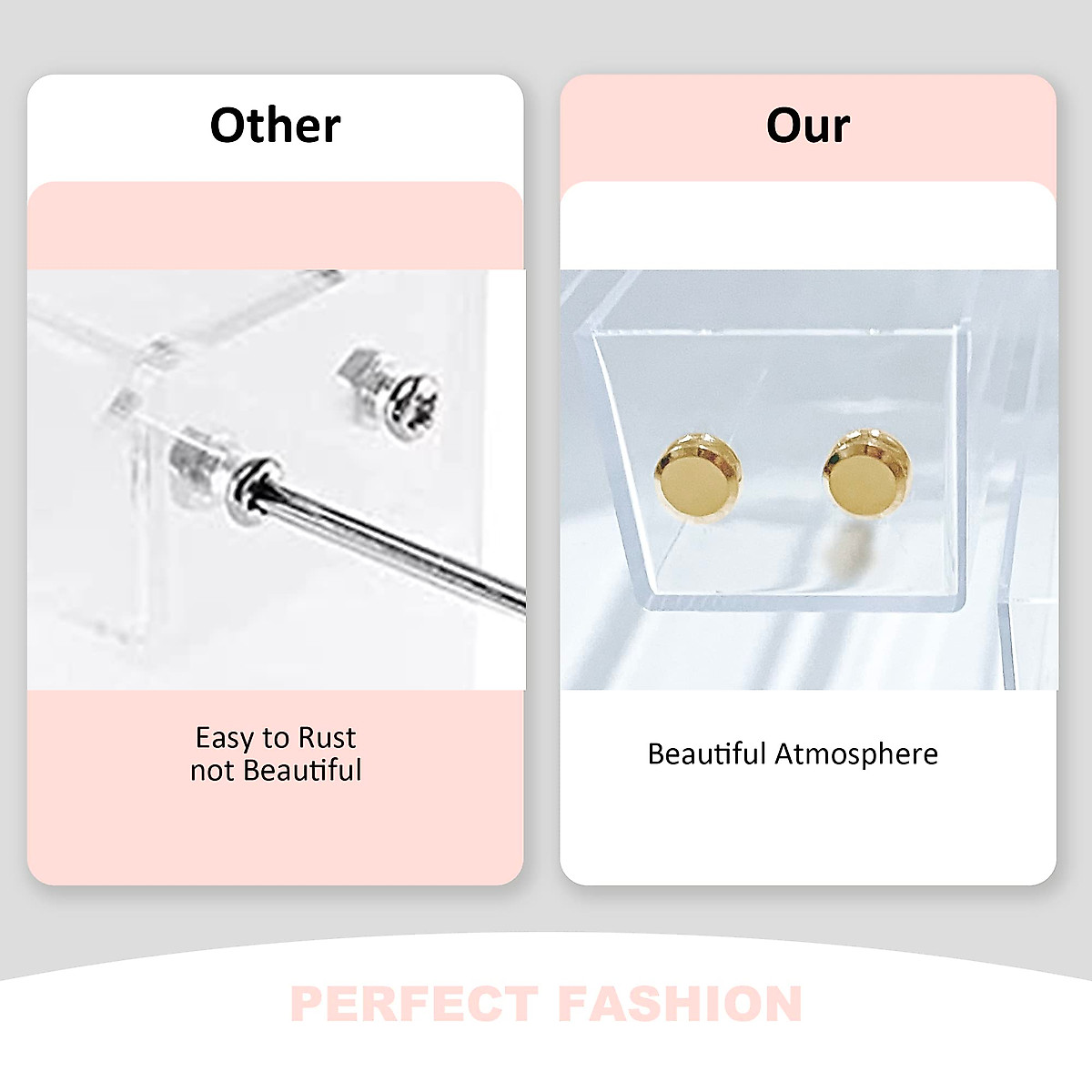 Paint Organizer Rack with Brush Holder 5-Tire – Durable, Easy Assembly Storage Stand for Art Supplies, Paint Bottles, and Craft Rooms - 12.1in