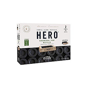 Fire & Flavor HERO Pods Charcoal Grill Pod 2 Pack Refill