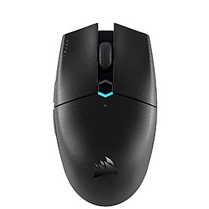 Corsair Katar Pro Wireless, Lightweight FPS/MOBA Gaming Mouse with Slipstream Technology, Compact Symmetric Shape, 10,000 DPI - Black (Renewed)