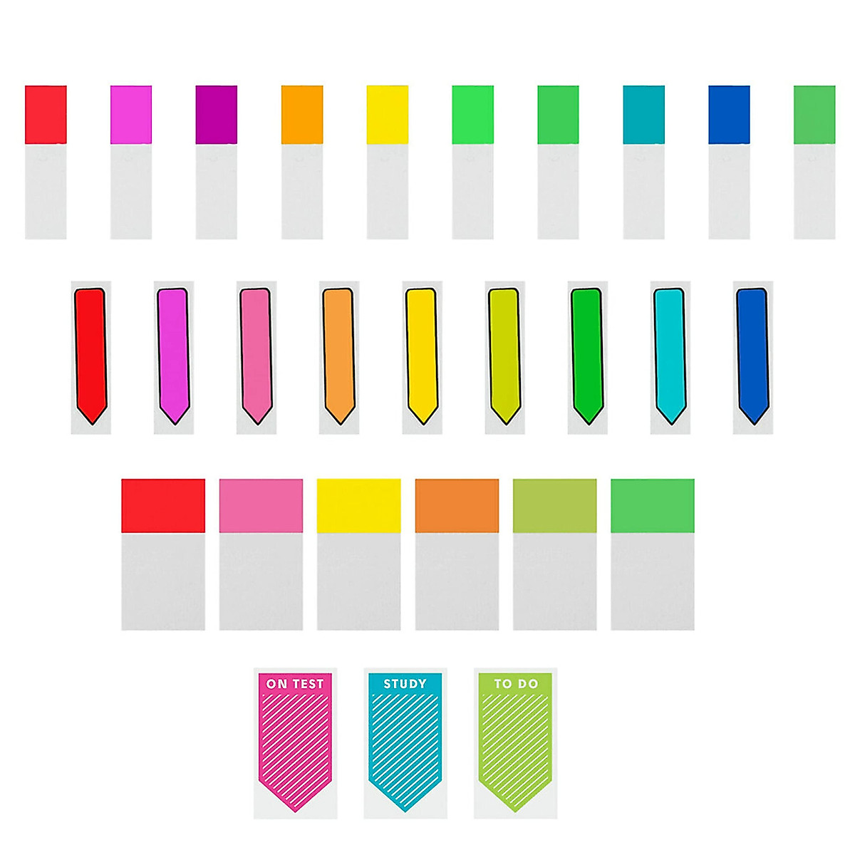 Post-it Flags and Tabs Value Pack, Ultimate Business and Study Pack, 956 Various Flags for Organization (683-AVP-SIOC)