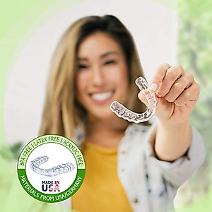 SweetGuards-3D Premium Lower Guard(Hard-3mm)-Custom Durable Dental Night Guard for Bruxism, Custom Mouth Guard for Teeth Grinding & Clenching, Relieve Soreness in Jaw Muscles,1 Guard