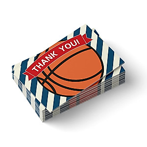 Basketball Thank you cards Encouragement Affirmation Surprise Notes Thank you We Appreciation you Pack of 100 3.5 x 2 Inch