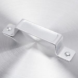 Soro Essentials- 60 qt. Aluminum Stock Pot Lid 18-7/64" Diameter x 1-19/64" Height 2 mm Thickness- Cooking Stock Pot Cover for Soup Stew Pot Simmering Pot Stock Pot Lid for Home Restaurant