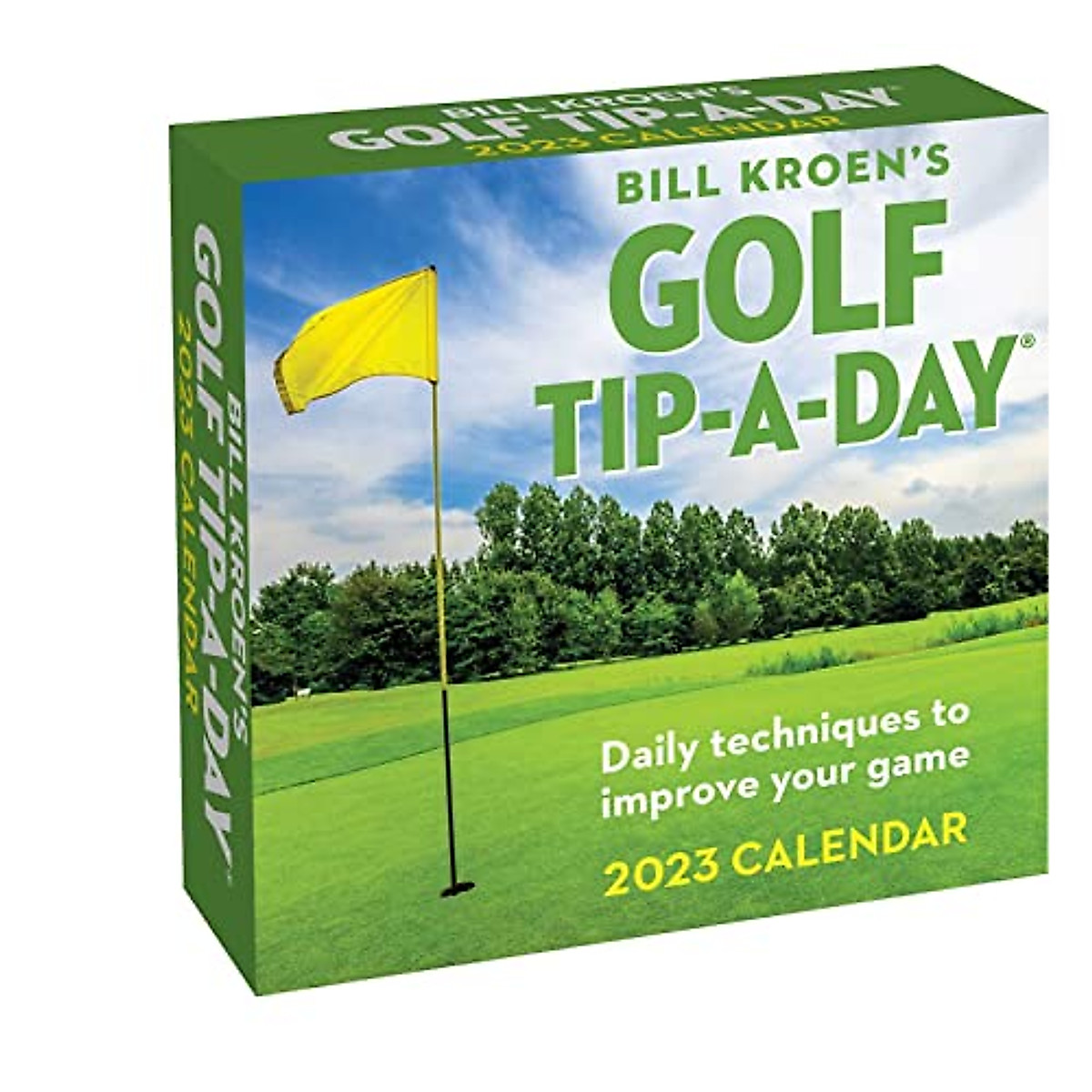 Bill Kroen's Golf Tip-A-Day 2023 Calendar, 640 Pages