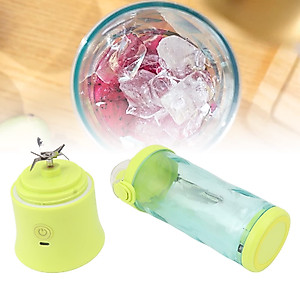 Luqeeg Portable Blender, 20oz 600ml Mini Blender, USB Rechargeable Blender with 6 Blades Handheld Personal Size Blender for Shakes and Smoothies for Kitchen Home Travel Office Camping