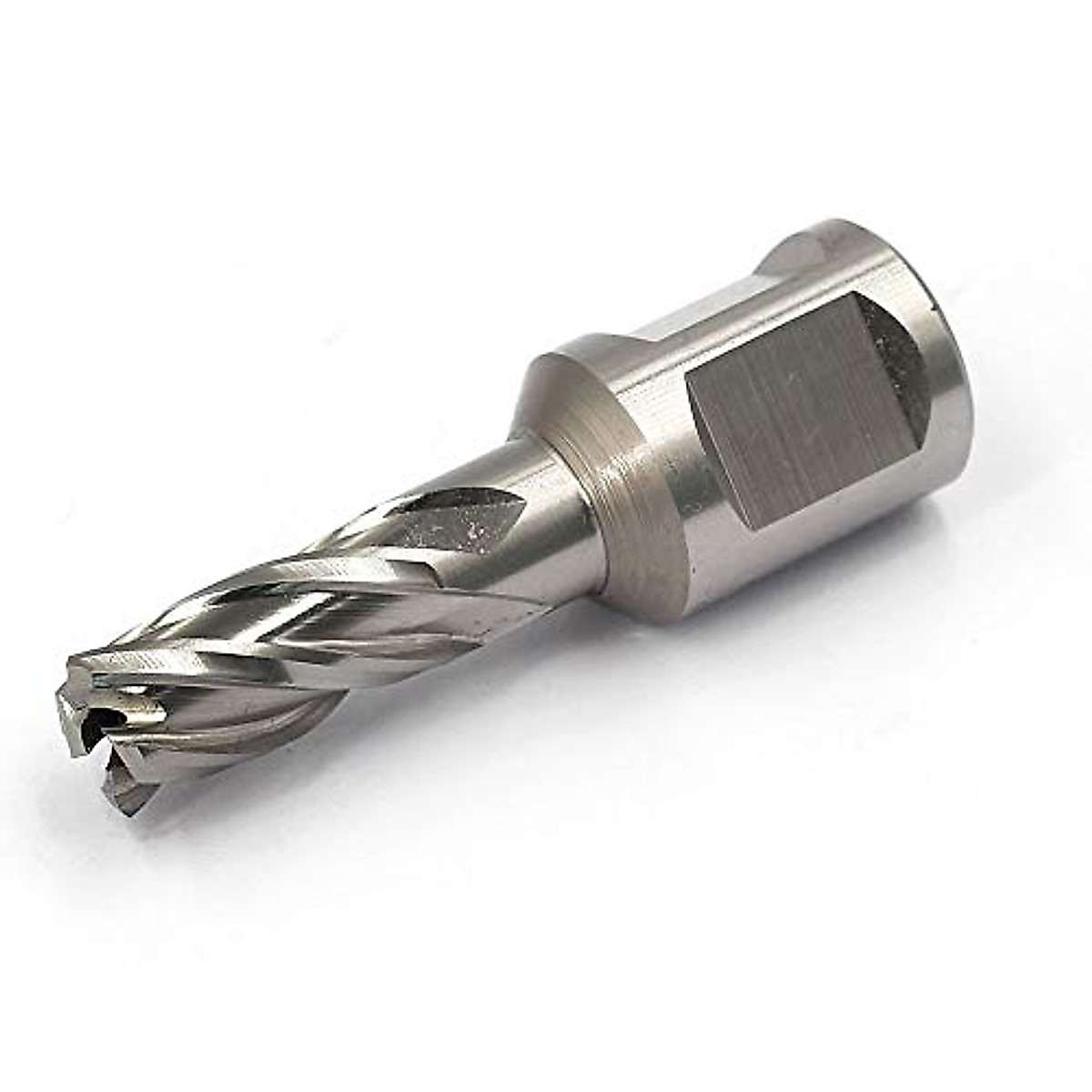 Annular Cutter JESTUOUS 3/4 Inch Weldon Shank 7/16 Cutting Diameter 1 Cutting Depth with Two-Flat HSS Kit for Magnetic Drill Press,1 Piece