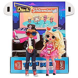 L.O.L. Surprise! OMG Movie Magic Fashion Dolls 2-Pack Tough Dude and Pink Chick with 25 Surprises Including 4 Fashion Looks, 3D Glasses, Accessories and Reusable Playset - Great Gift for Ages 4+