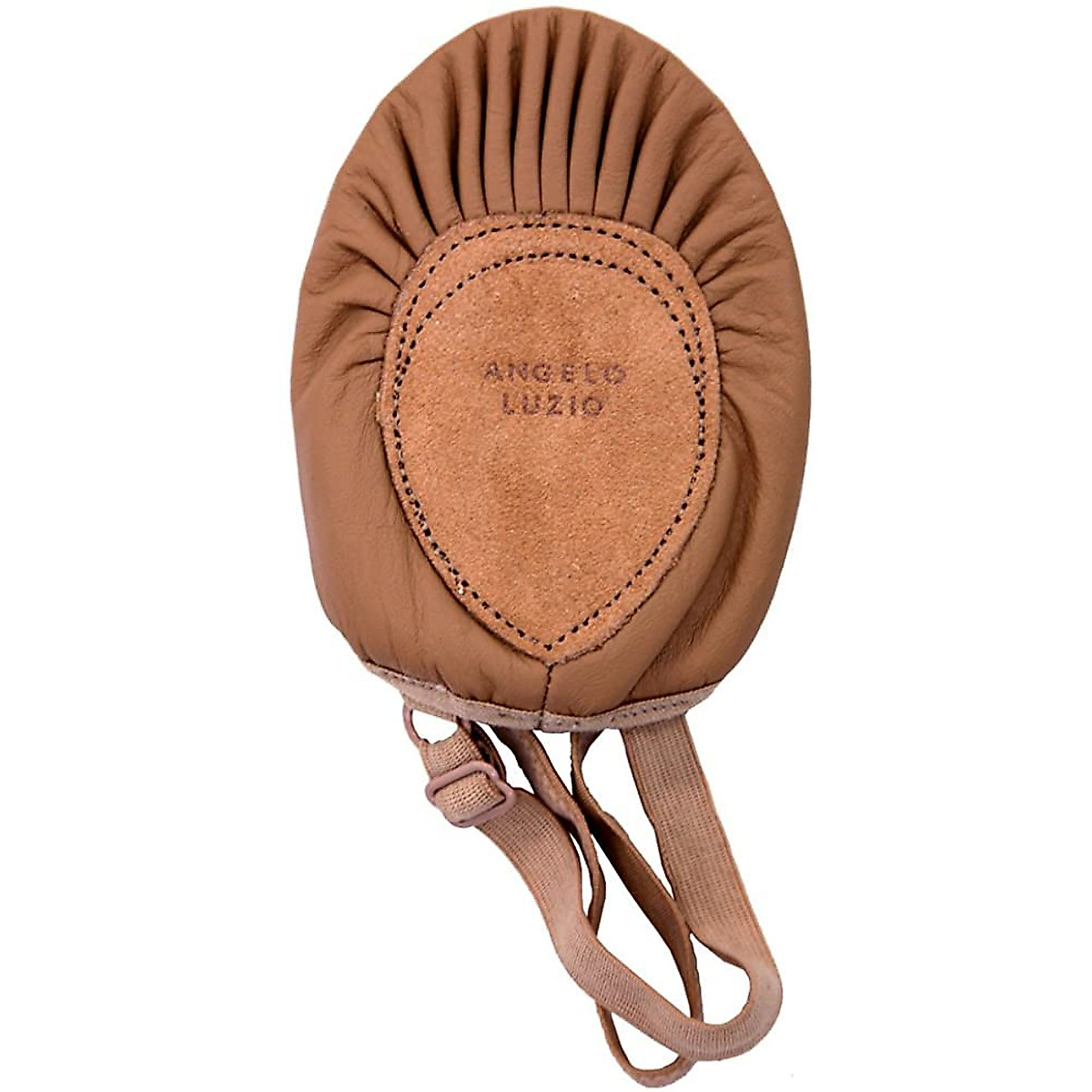 Bodywrappers Twyla totalSTRETCH Leather Half Sole Slipper, Jazzy Tan-11 M