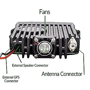 AnyTone AT-D578UVIII Plus Tri-Band DMR Mobile Radio - 50W VHF/45W UHF with Air Band, APRS Location Data RX/TX, Bluetooth Audio, Loud Speaker and Step-by-Step Course Included