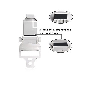 Dobe Mobile Smart Phone Clip Mount Holder White for Sony PlayStation 4 Dualshock 4 Controller