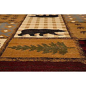 United Weavers of America Affinity Lodge Moaic 5'3" x 7'2" Rug, Multi