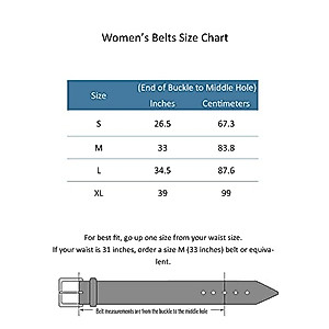 CTM® Women's 1 1/2 Inch Western Rhinestone Belt (Plus Size Available), 2XL, Black