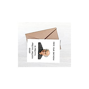 Very Funny Larry David Inspired Birthday Card, Tv Show Greeting Card, Greeting Card, Birthday Humor Card, Comedian Birthday Card, Funny Birthday Card for Her, Card for Him
