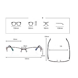 mincl/Photocromic Lens Transition Business Frames Reading Glasses (blue-photochromatic, 2.75)