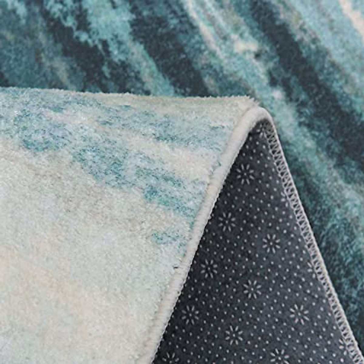 Cinknots Rugs Modern Soft Abstract Area Rugs for Living Room/Bedroom/Kitchen & Dining Room,Medium Pile Home Decor Carpet Floor Mat (Grey10, 5' 3" x 6' 6" Rectangular)