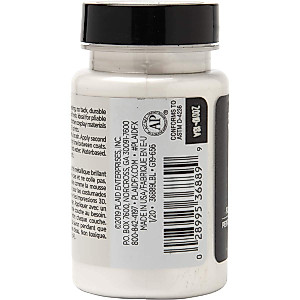 PlaidFX Metallic Flexible Acrylic Paint Ideal for Pliable Surfaces and Cosplay Costumes, Non-Cracking or Peeling, No-Tack, Durable, 3 oz, New Liberty