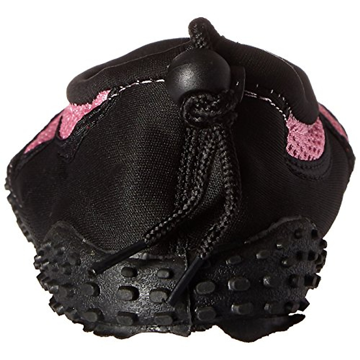 Womens Water Shoes Aqua Socks Pool Beach ,Yoga,Dance and Exercise (10, Black/Pink 1185L)