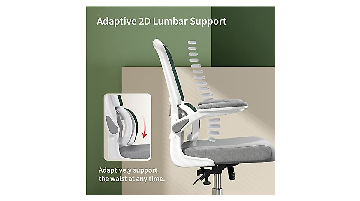 Logicfox Ergonomic Office Chair – Adjustable & Space-Saving Comfort