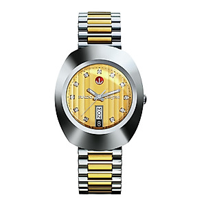 Rado Unisex Original Stainless Steel Swiss Automatic Watch, Yellow (R12408633)
