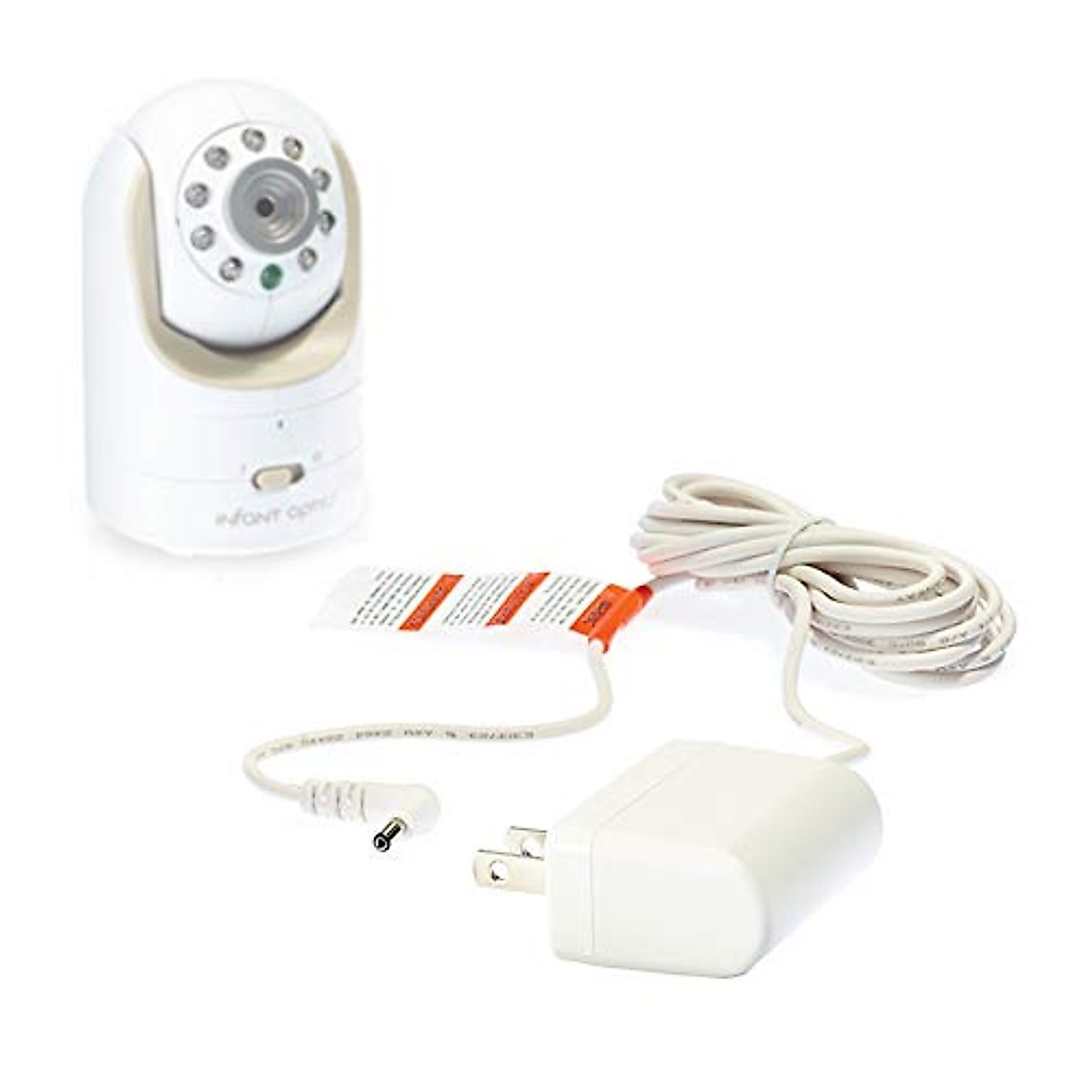 Infant Optics Official Power Cord Adapter for DXR-8 Camera Unit (Not Compatible with Monitor Unit. 2019 Original Infant Optics Accessory), White