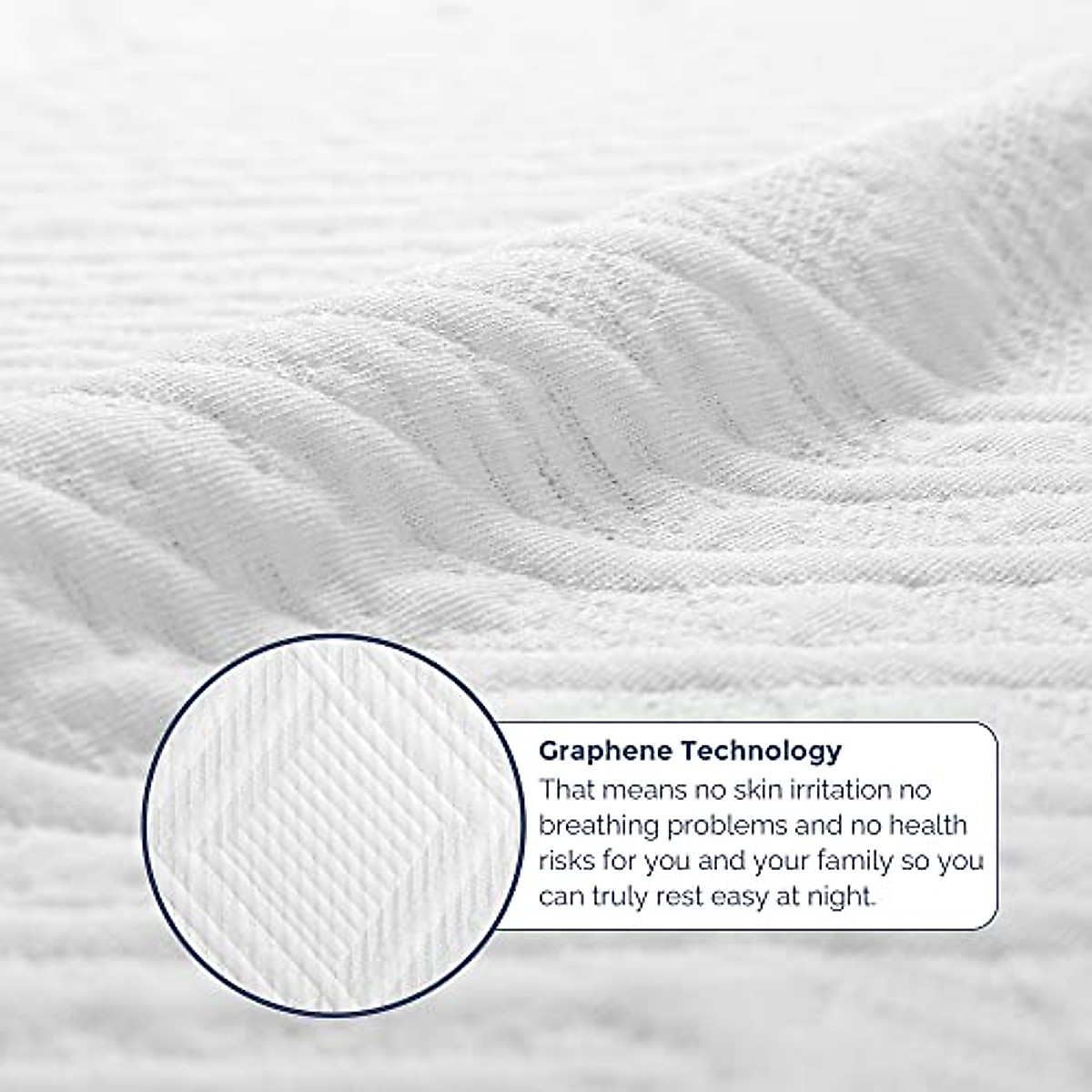 IULULU 8 Inch Twin Size Memory Foam Mattress, Bed in a Box Green Tea Gel Infused Mattresses, Breathable Removable Quilted Cover, Medium Feeling, White