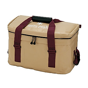 Snow Peak Soft Cooler 38 - Keeps Drinks Cold and Food Fresh - 10 Gal, 19 x 12.5 x 12.5 in