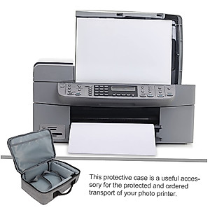 Hemobllo projector storage bag photo printer bag wireless mobile printer case photo printer storage handbags photo printer carrying case bag for printer 4k Oxford cloth Storage Box portable