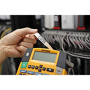 Oozmas Replacement for 18489 Dymo Rhino 3/4" White Flexible Nylon Tape Compatible with DYMO Rhino 5200 4200 5000 6000 Industrial Label Maker Refills a18489, Black on White, 3-Pack