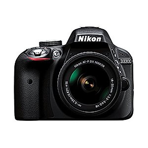 Nikon D3300 w/ AF-P DX 18-55mm VR Digital SLR – Black