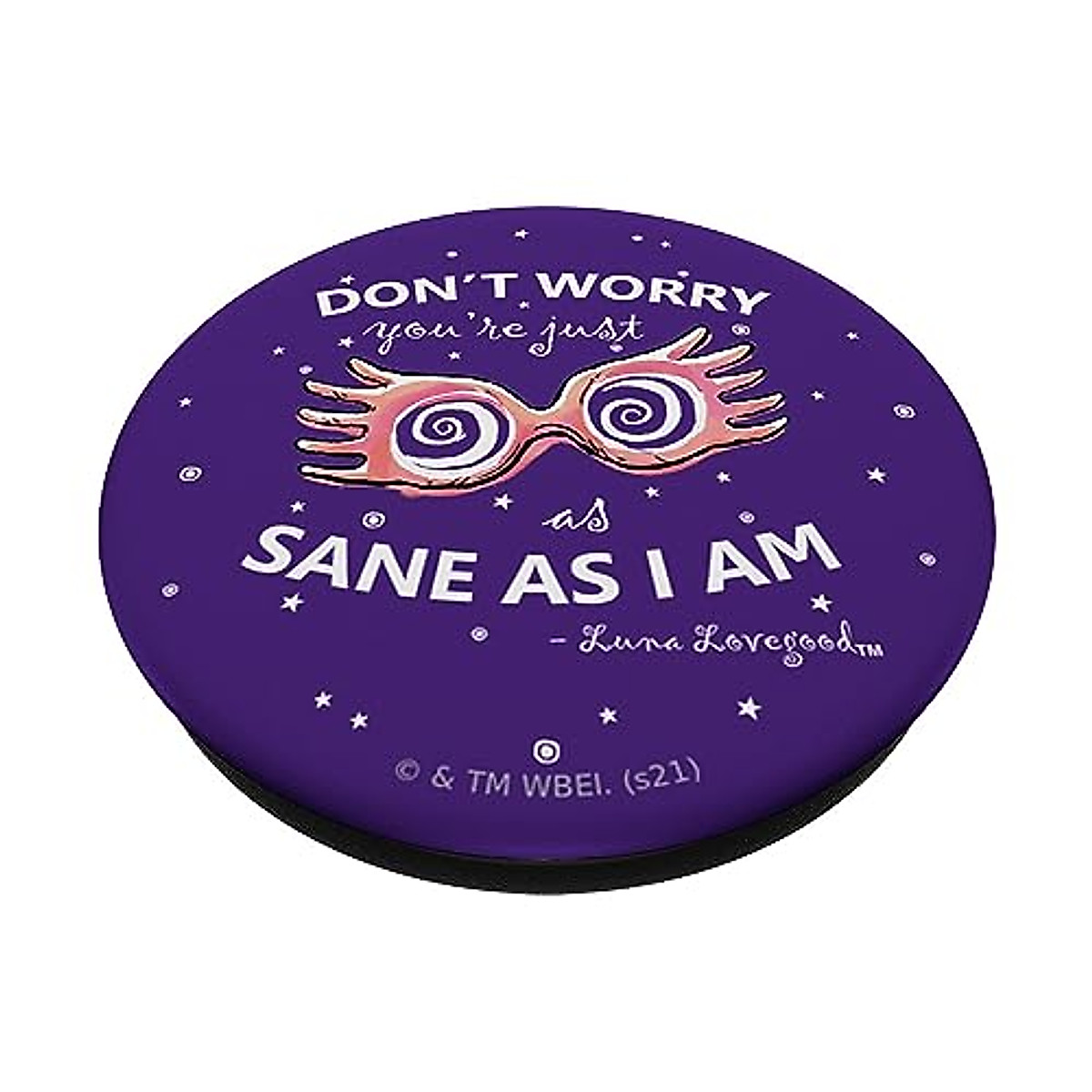 Harry Potter Luna Lovegood Spectrespecs White PopSockets Standard PopGrip