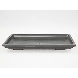 2 Plastic Humidity/Drip Tray for Bonsai Tree and House Indoor Plant - 7.5"x 5.5"x 0.75"